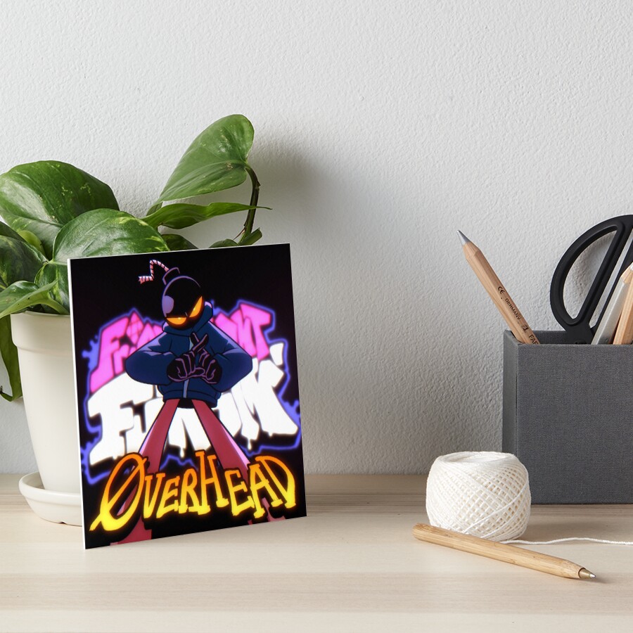 " Friday Night Funkin Whitty Poster" Art Board Print by Jwaneca | Redbubble