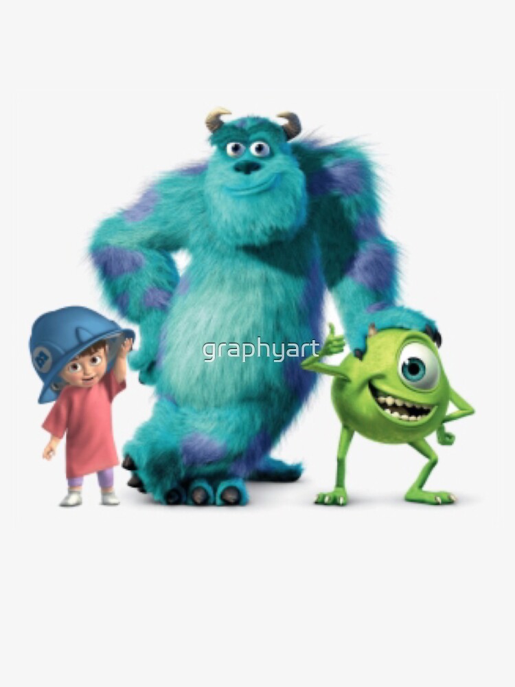 "Monster inc " Sticker for Sale by graphyart | Redbubble