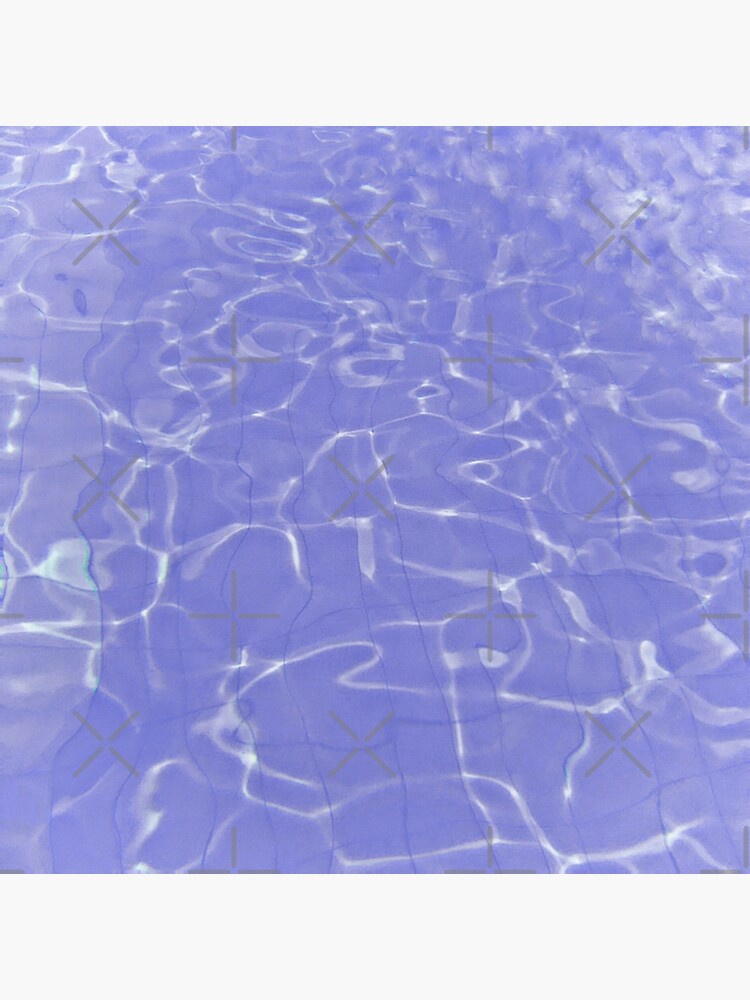 "Aesthetic light purple water in swimming pool" Art Print for Sale by ...