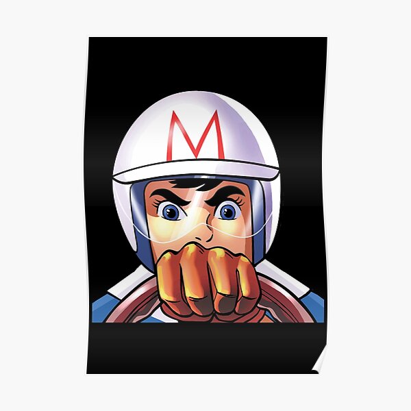 "Racer Face" Poster for Sale by Youmytype | Redbubble