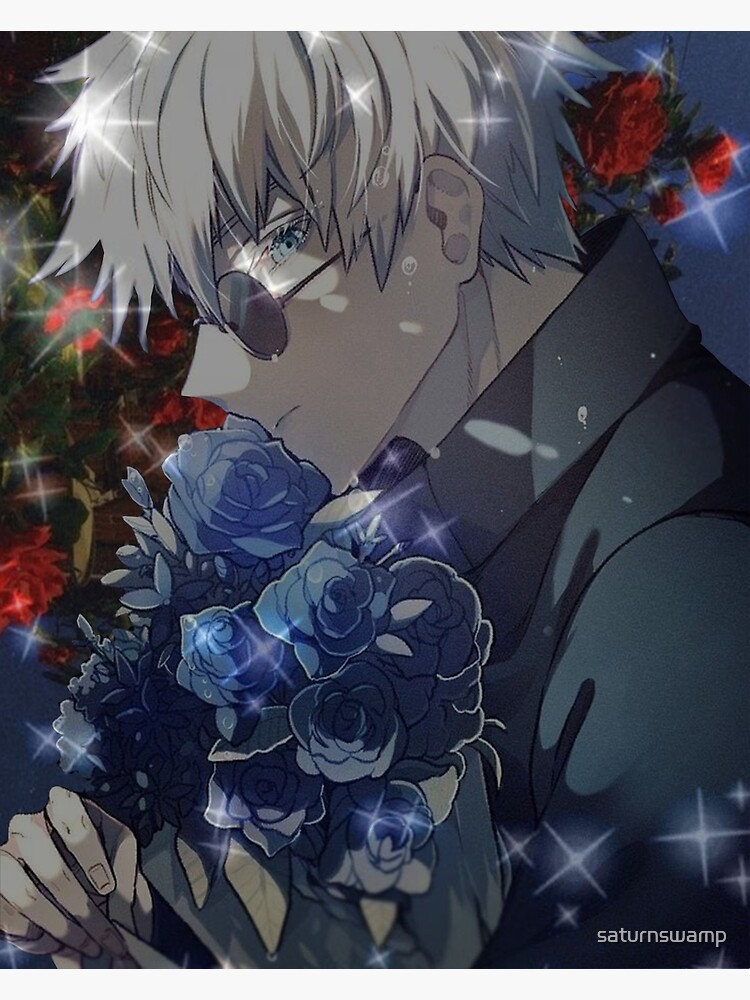 "Gojo Roses Aesthetic" Poster by saturnswamp | Redbubble