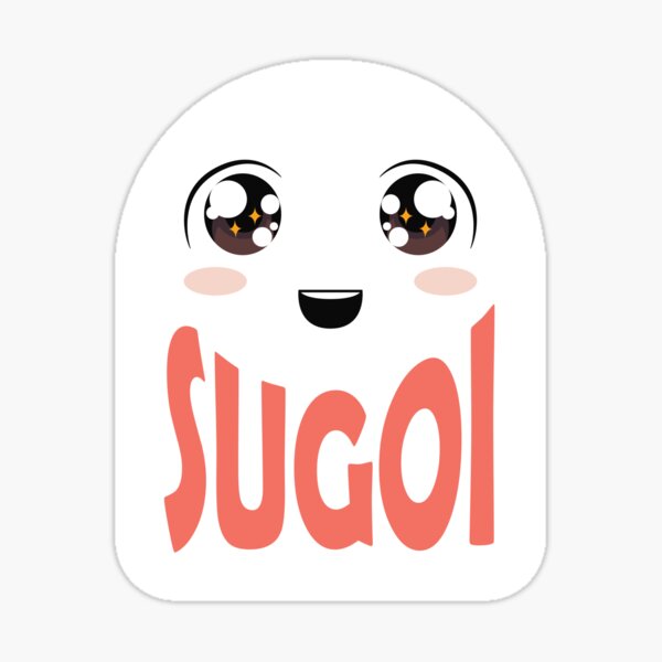 "SUGOI ANIME FACE KAWAII" Sticker for Sale by Vitsson | Redbubble