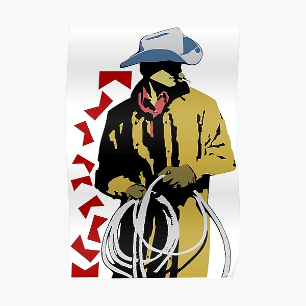 "Cowboy lasso" Poster by PaladinLand | Redbubble