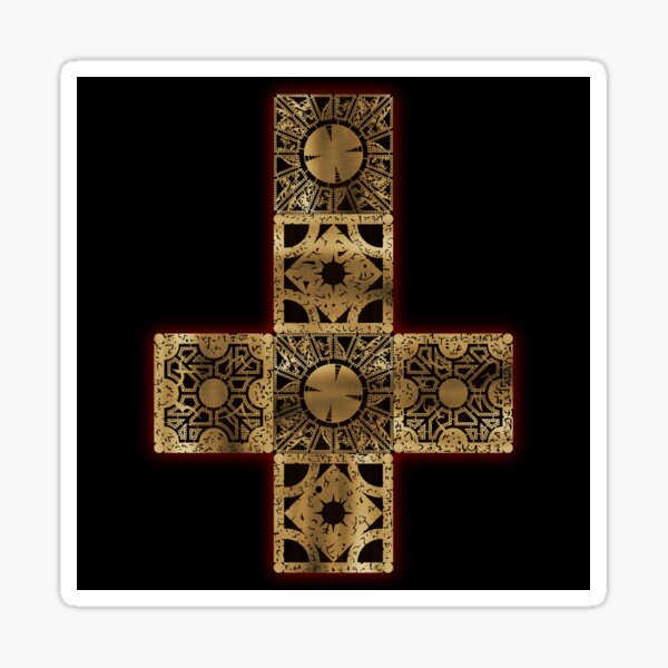 "Lament Configuration Cross" Sticker for Sale by Falln | Redbubble