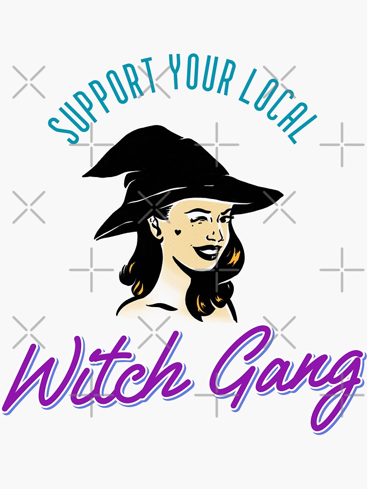 "Witch Gang" Sticker for Sale by John-Byrne | Redbubble