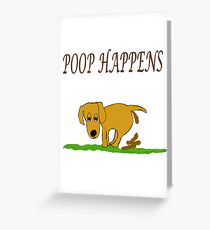 Dog Poop Greeting Cards | Redbubble