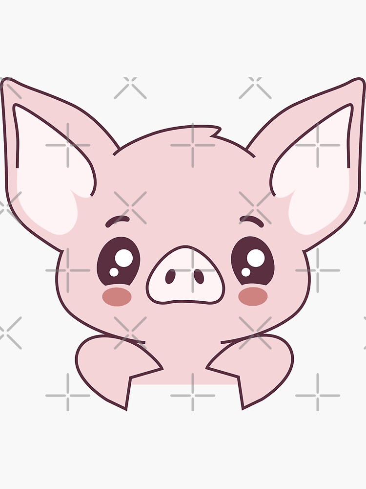 "Baby Pig" Sticker by CalvinMade | Redbubble