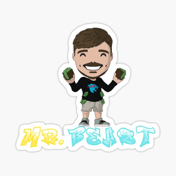 Mrbeast Logo Stickers | Redbubble