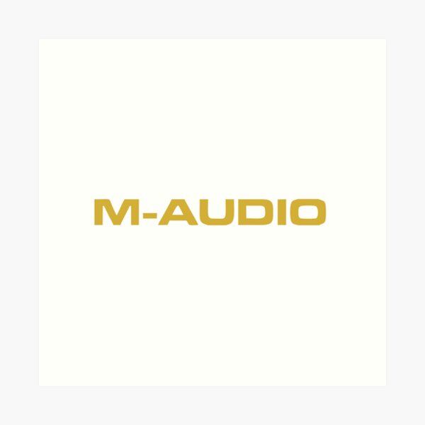 "M-Audio Logo" Art Print for Sale by coricgerad | Redbubble