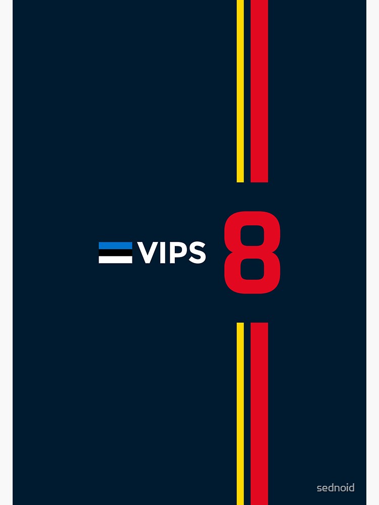 "F2 2021 - # 8 Vips" Sticker von sednoid | Redbubble