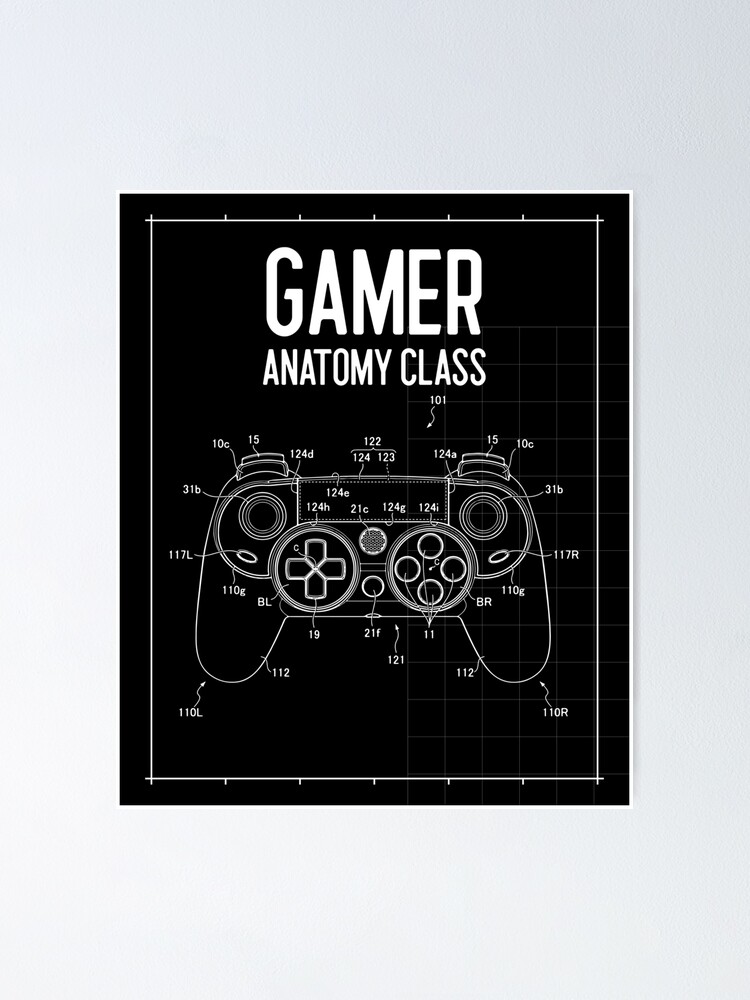 "Gamer Anatomy Class" Poster by TheDApprentice | Redbubble