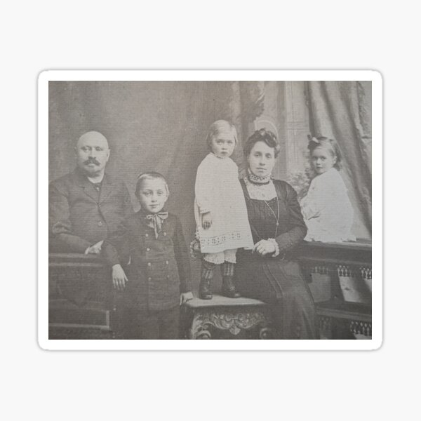"Once upon a time - back then - family around 1900 - photo design ...