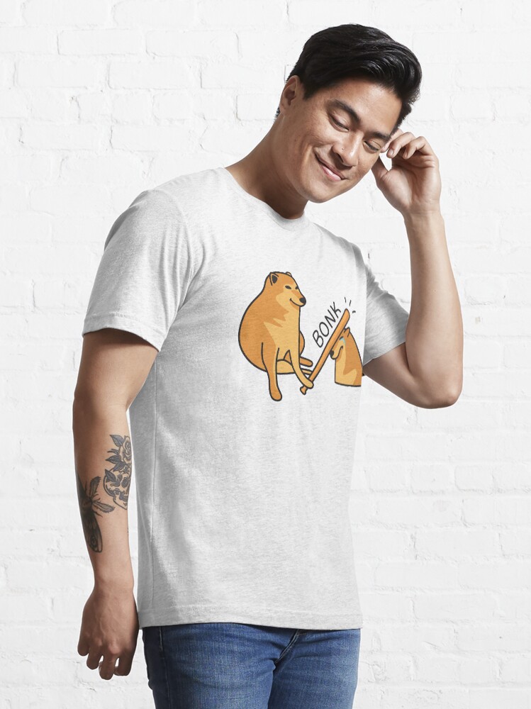 "Cheems Bonk Dog" T-shirt for Sale by renroku | Redbubble | cheems t ...