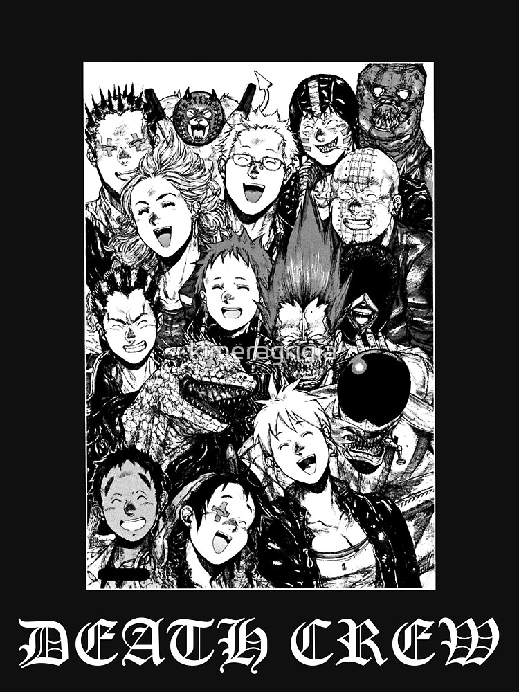 "Death Crew" T-shirt for Sale by kimeragrigia | Redbubble | dorohedoro ...