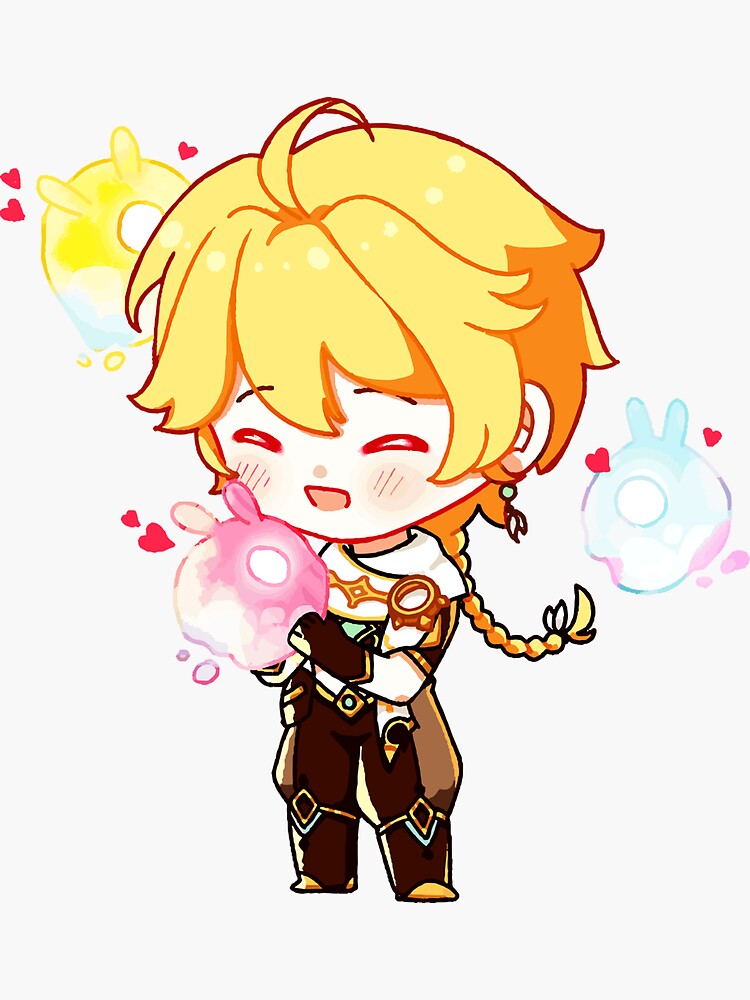 "aether chibi fanart" Sticker for Sale by lettiewilliams | Redbubble