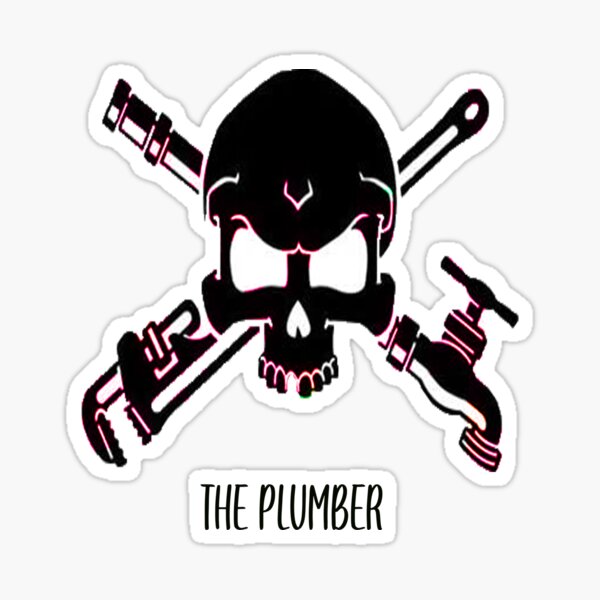 "cool plumber skull stickers" Sticker for Sale by fireme-7 | Redbubble