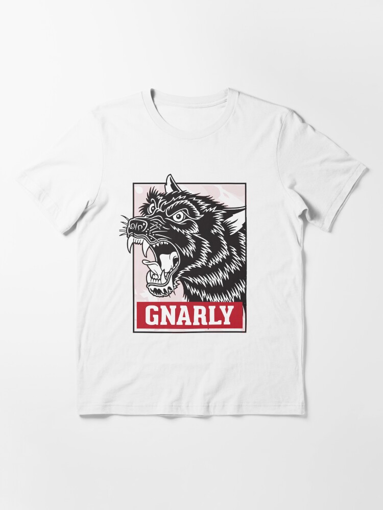 "Gnarly Wolf" T-shirt for Sale by shanin666 | Redbubble | gnarly t ...