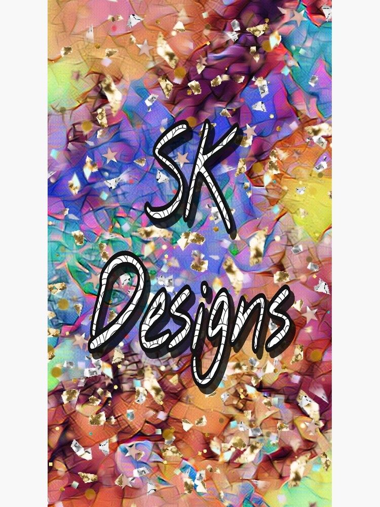 "SK Designs logo" Poster by katbell1 | Redbubble