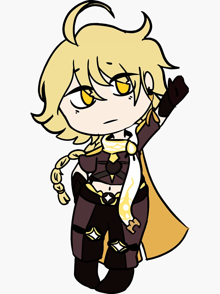"aether chibi" Sticker for Sale by lettiewilliams | Redbubble