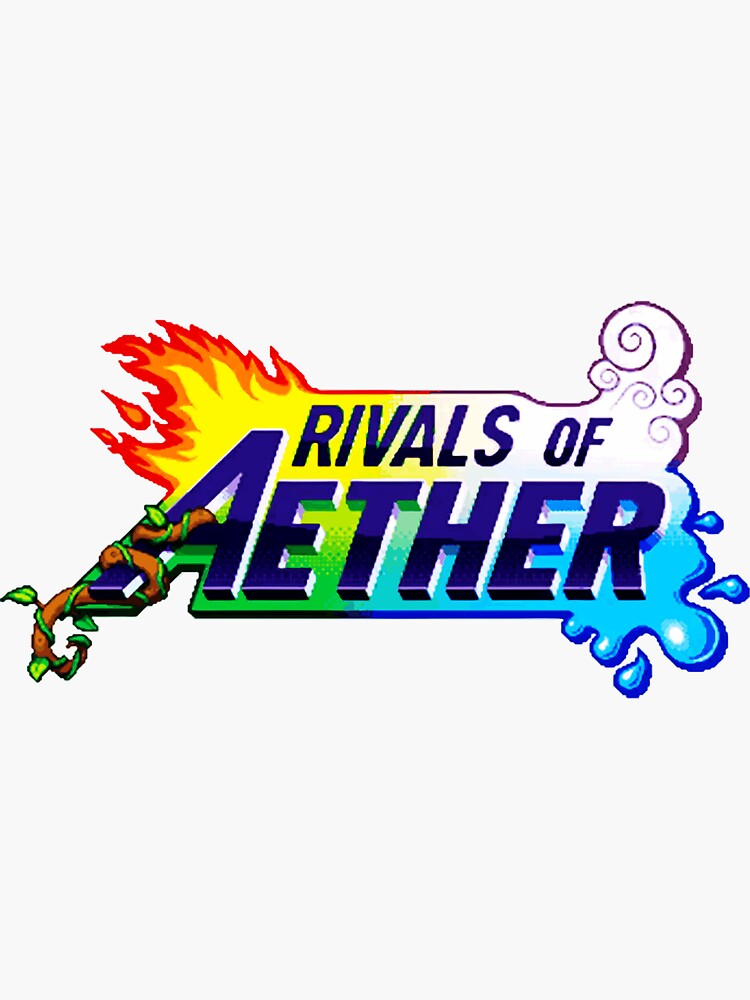 "aether logo art" Sticker by lettiewilliams | Redbubble