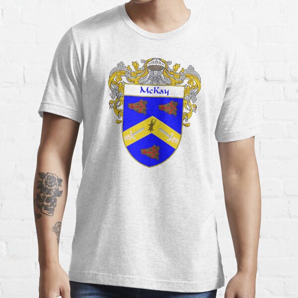 "McKay Coat of Arms/Family Crest" T-shirt for Sale by IrishArms ...