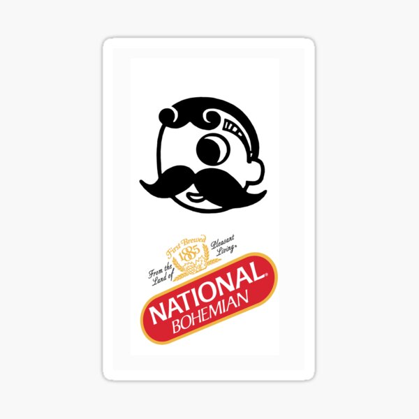 "Natty Boh National Bohemian" Sticker for Sale by CourtneyRobin | Redbubble