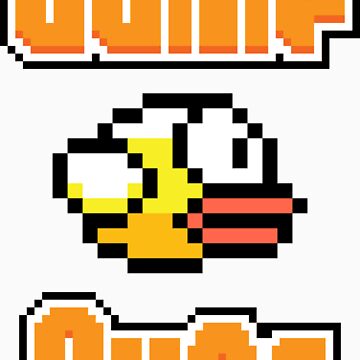 "Flappy Bird Game Over" Sticker for Sale by WickedCool | Redbubble