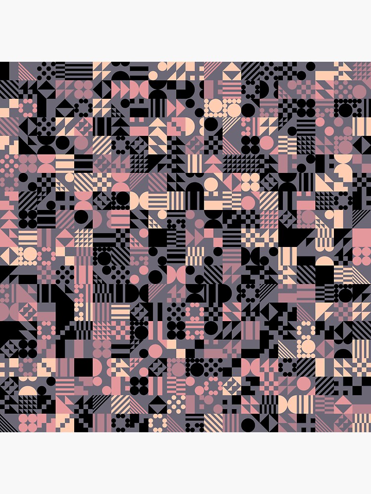 "RAND PATTERNS #40: Procedural Art" Sticker for Sale by weboongo-art ...