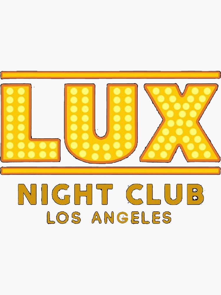 "LUCIFER - LUX NIGHT CLUB" Sticker for Sale by Cutelovely96 | Redbubble