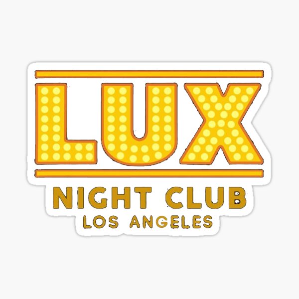 "LUCIFER - LUX NIGHT CLUB" Sticker for Sale by Cutelovely96 | Redbubble
