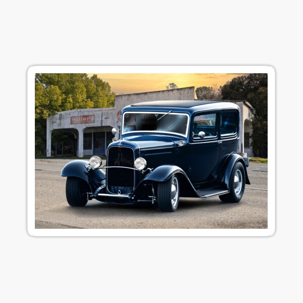 "1932 Ford Two-Door Sedan" Sticker for Sale by DaveKoontz | Redbubble