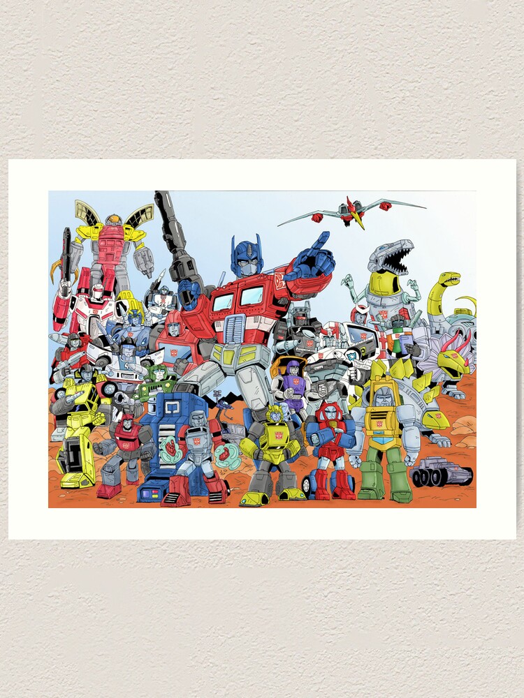 "Generation 1 Autobots" Art Print for Sale by steelhaven | Redbubble