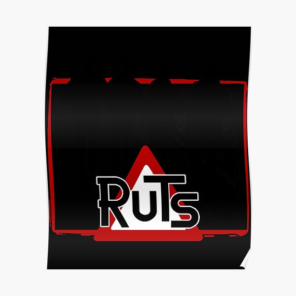 Póster «Camiseta premium de cuello ancho The Ruts - In A Rut - Punk» de ...