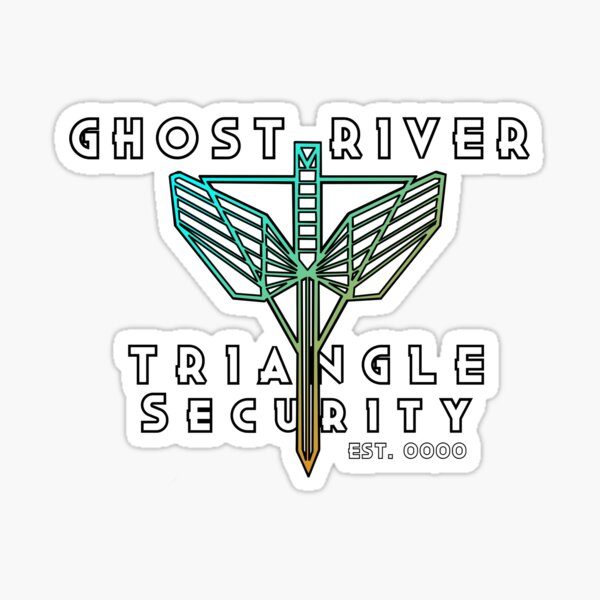 "Ghost River Triangle Security" Sticker for Sale by PurgArchSurvey ...