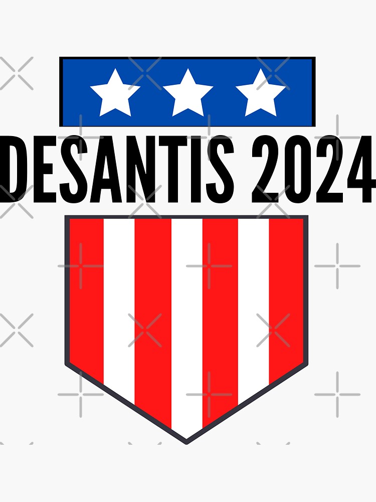 "DeSantis 2024 Logo Flag" Sticker for Sale by ProDesignx | Redbubble