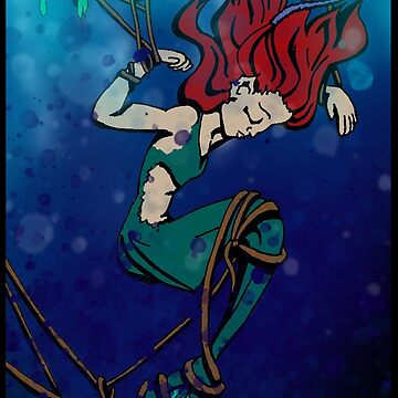 "Tangled Mermaid" Art Board Print for Sale by STEAMPirate | Redbubble