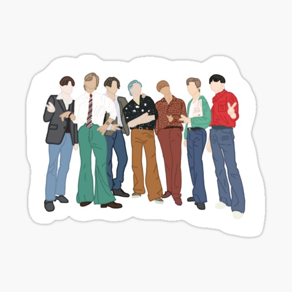 "BTS dynamite sticker " Sticker for Sale by stickers001 | Redbubble
