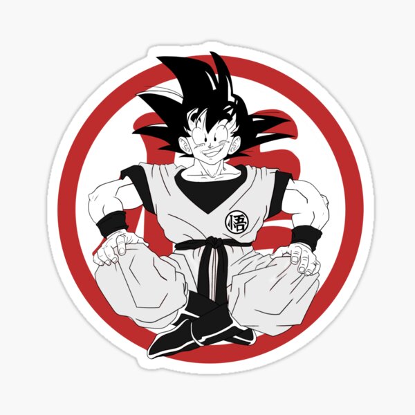 "Son Goku " Sticker for Sale by Narubee88 | Redbubble