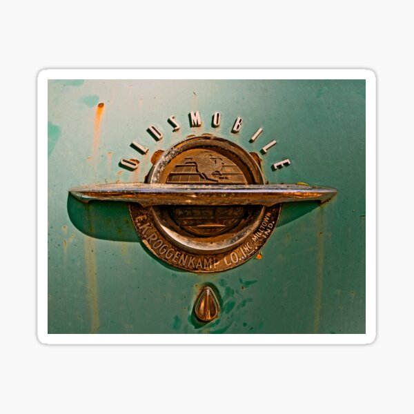 "Oldsmobile Rocket 88 - trunk emblem" Sticker for Sale by mal ...