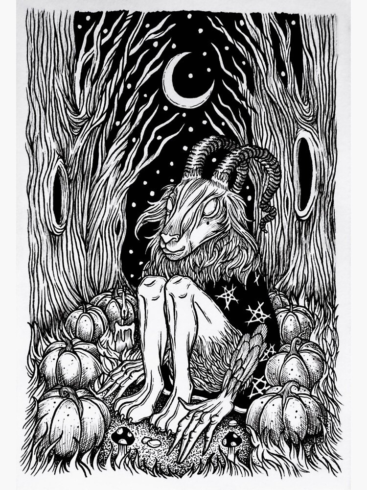 "The Phooka" Sticker for Sale by Hellgryn | Redbubble