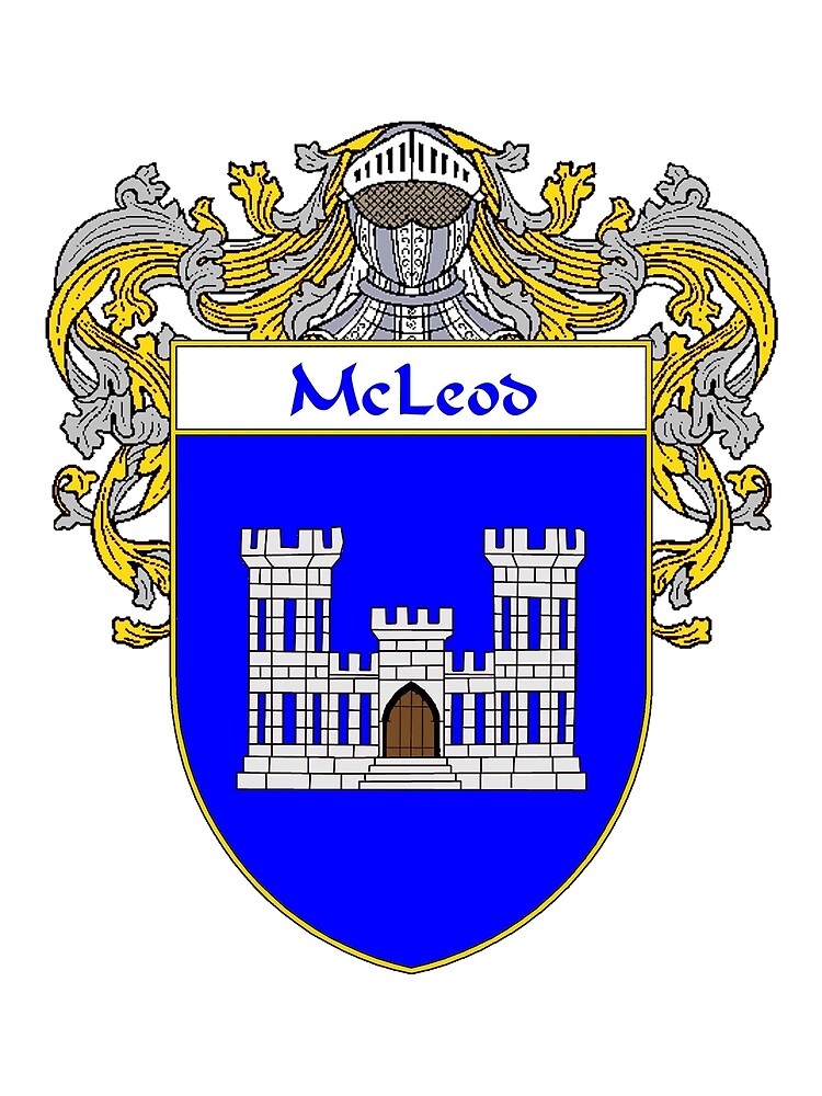 "McLeod Coat of Arms/Family Crest" Framed Art Print for Sale by ...