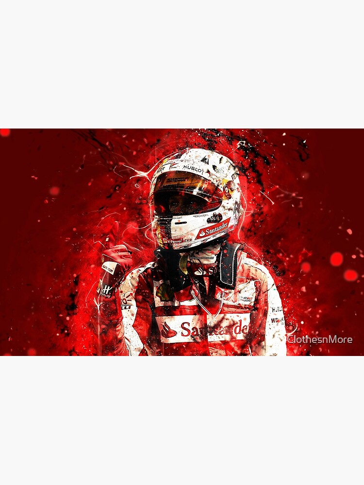 "Sebastian Vettel Merch" Poster for Sale by ClothesnMore | Redbubble