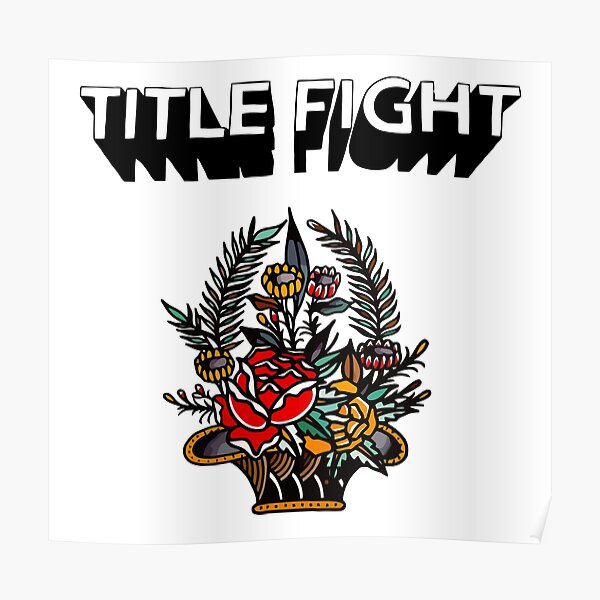 "Title Fight" Poster for Sale by olly88 | Redbubble