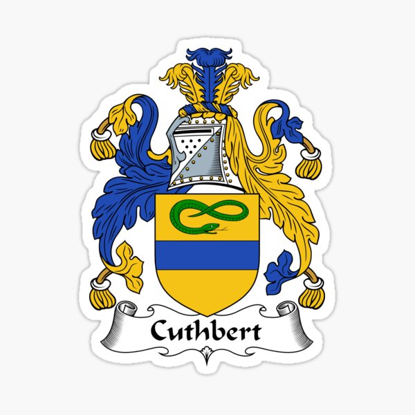 "Cuthbert Coat of Arms / Cuthbert Family Crest" Sticker for Sale by ...