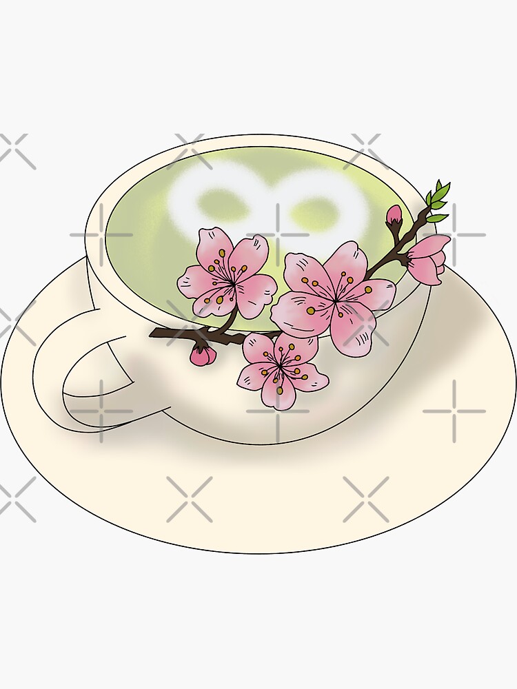 "Matcha Blossom Sk8 The Infinity " Sticker for Sale by LunarLotusShop ...