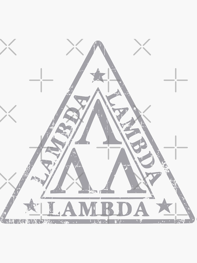 Lambda Lambda Lambda Sticker By Jungturx Redbubble