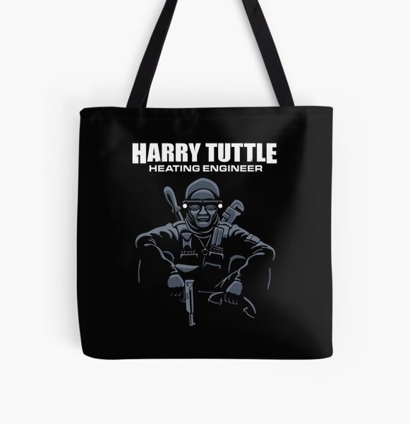 "Harry Tuttle - Heating Engineer" Tote Bag for Sale by DoodleDojo ...