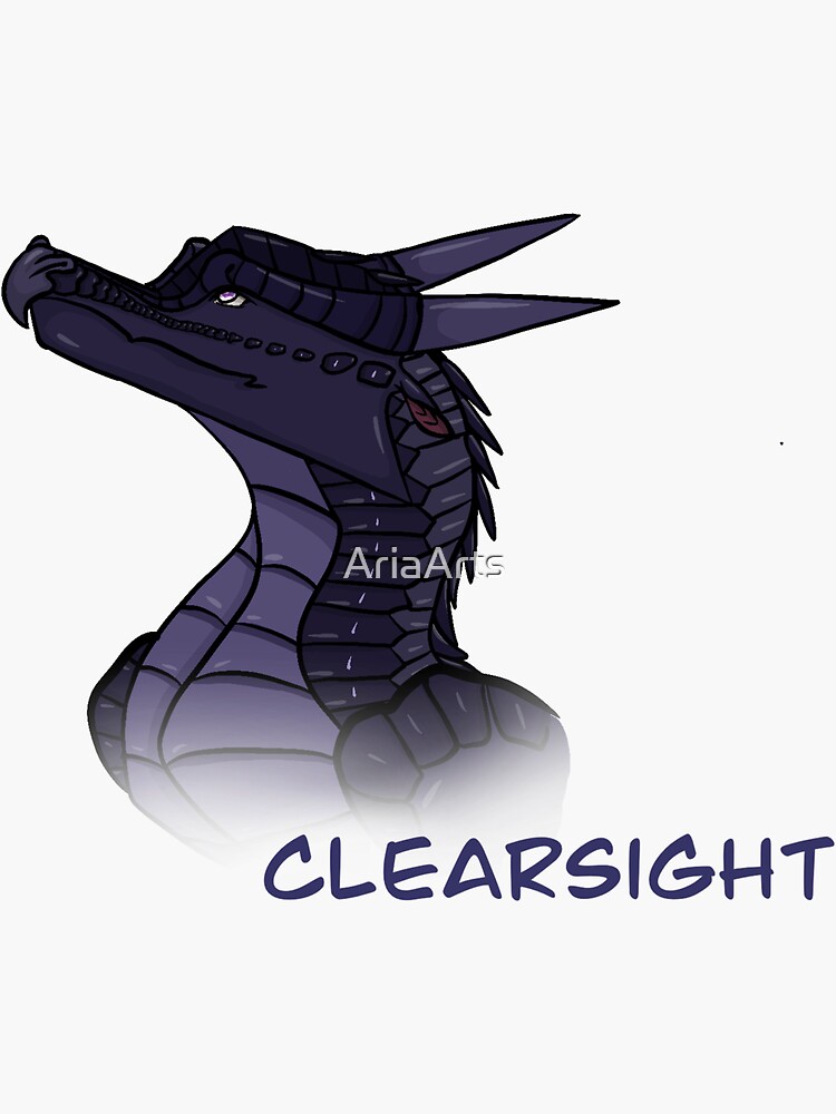 "Wings of Fire - Clearsight - Nightwing" Sticker for Sale by AriaArts ...