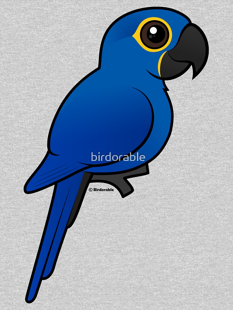 "Cute Hyacinth Macaw by Birdorable" T-shirt for Sale by birdorable ...