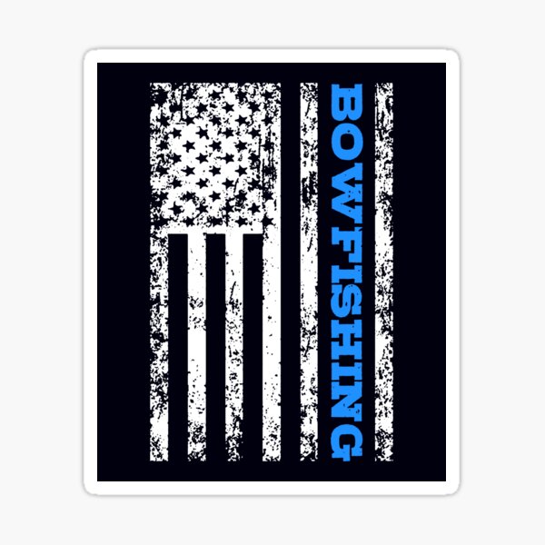 "Bowfishing" Sticker for Sale by mikevdv2001 | Redbubble